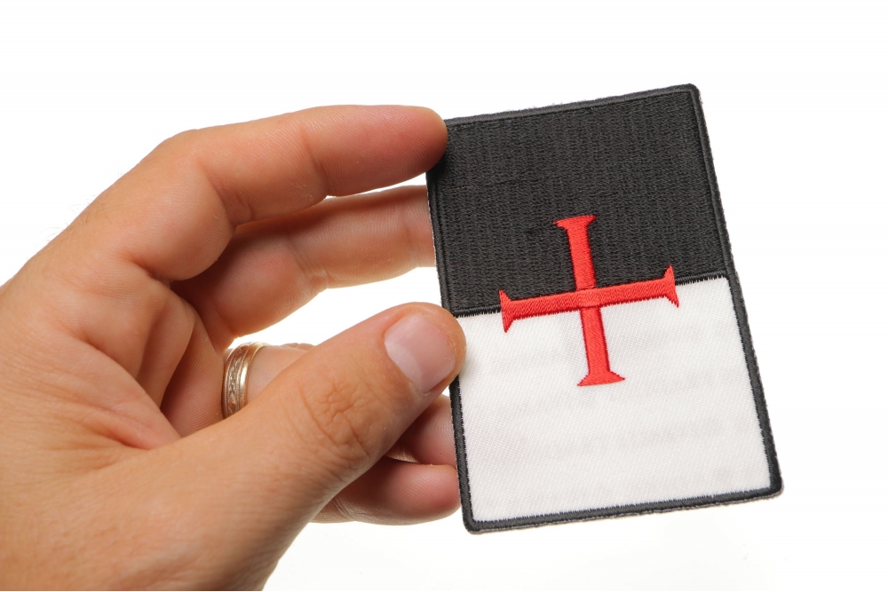 Knights Templar Flag Patch | Christian Patches -TheCheapPlace