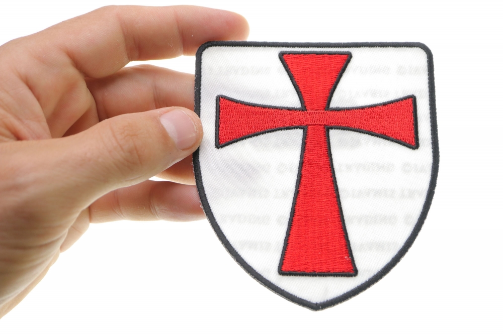 Knights Templar Shield Patch | Christian Patches -TheCheapPlace