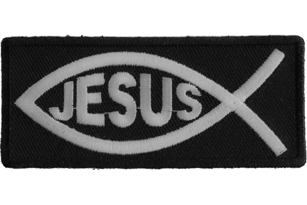 Jesus Fish Patch | Christian Patches -TheCheapPlace