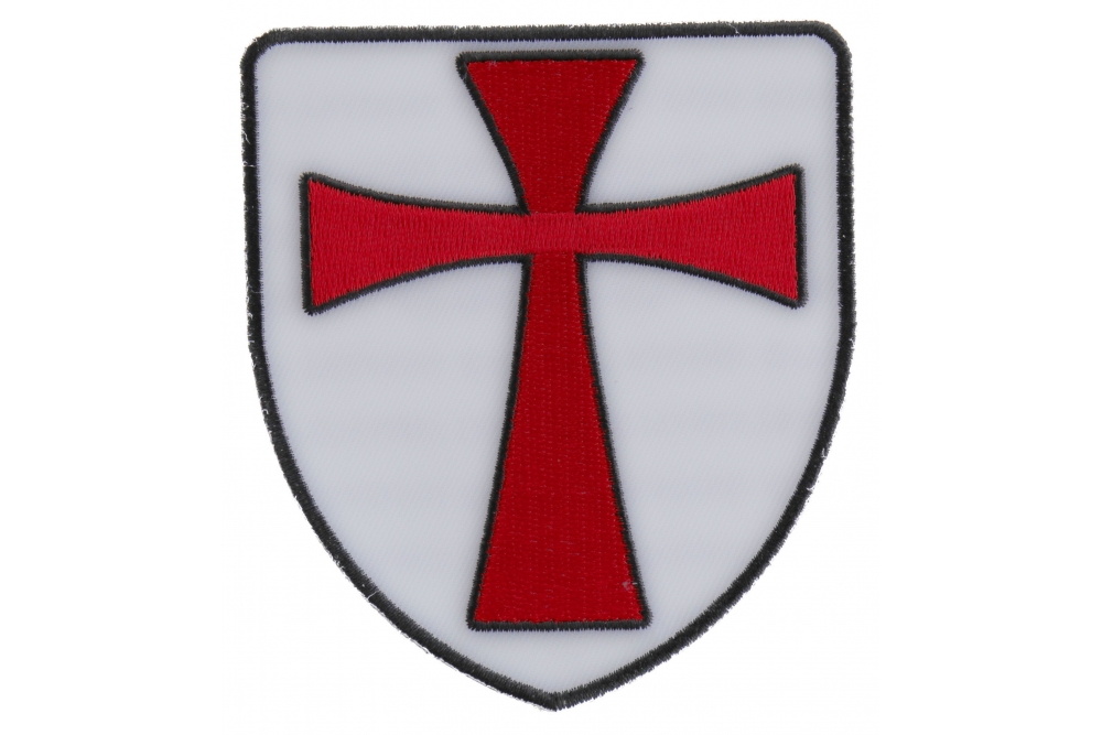 Knights Templar Shield Patch | Christian Patches -TheCheapPlace