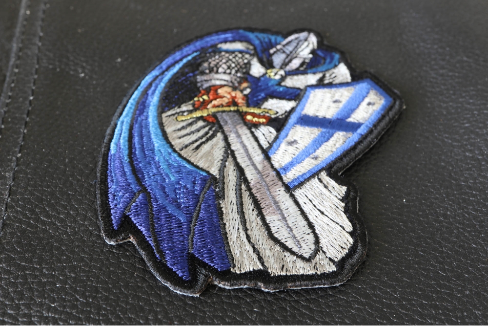 Blue Cape Knight Patch - TheCheapPlace