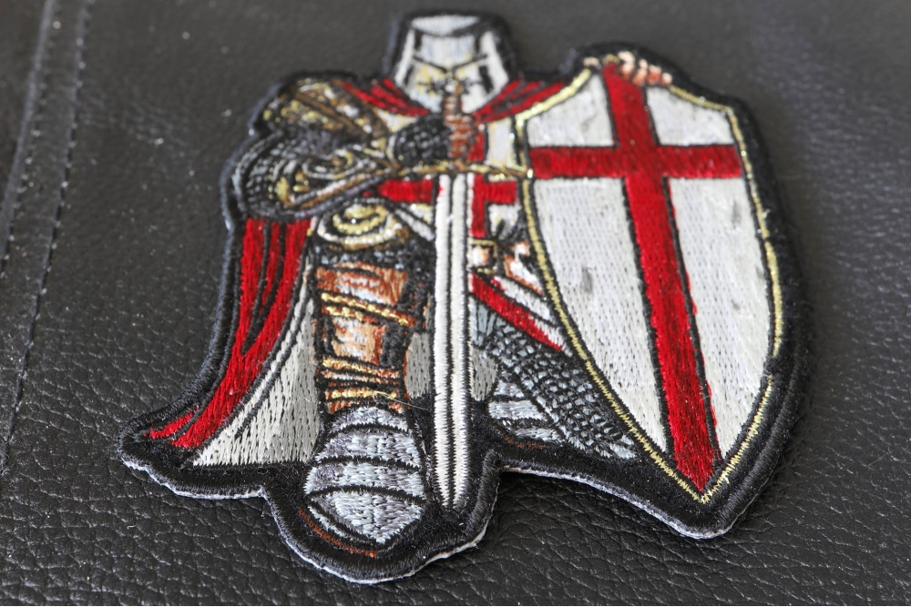 Crusader Knight Patch Small | Christian Patches -TheCheapPlace
