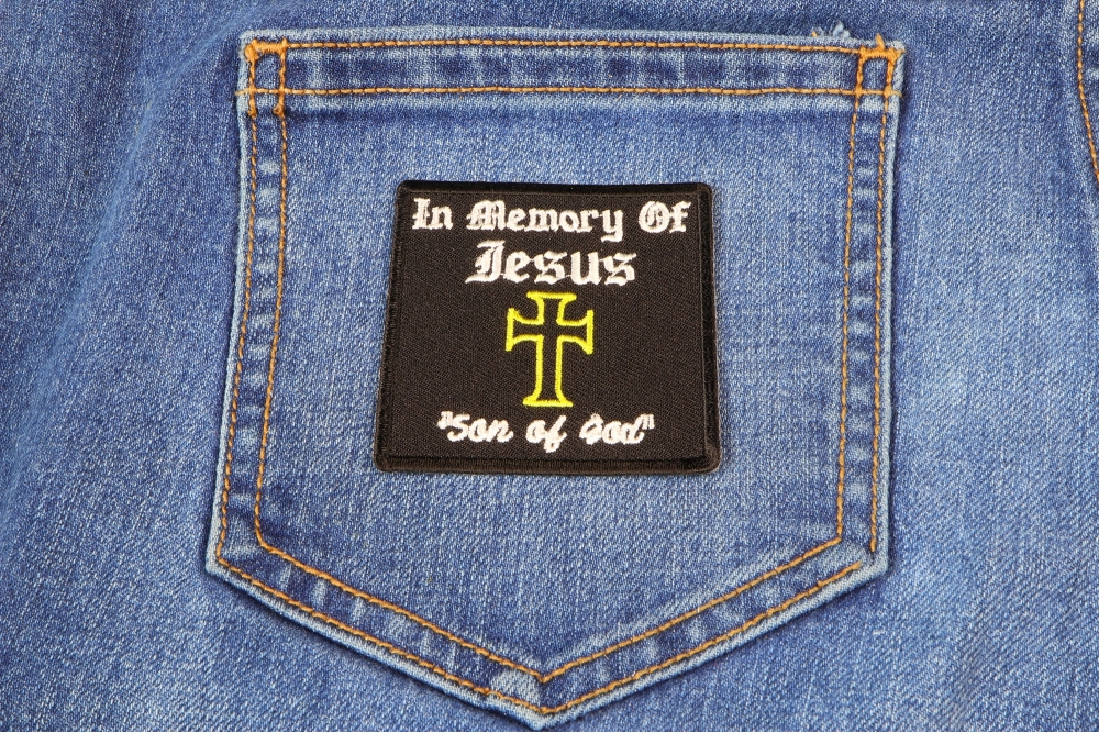 In Memory Of Jesus Son Of God Patch | Christian Patches -TheCheapPlace