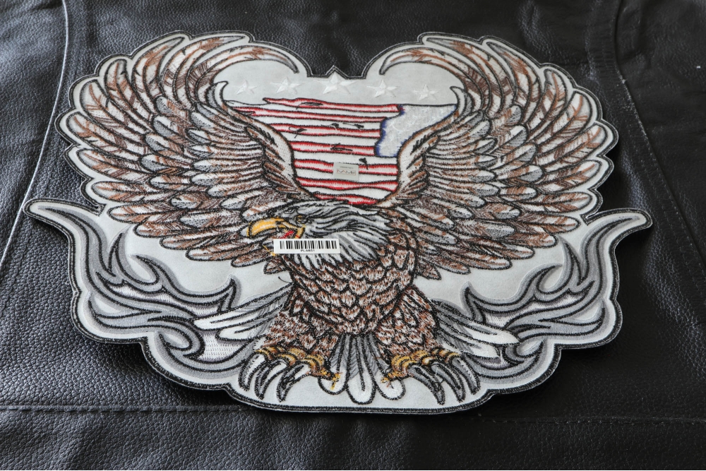 Biker Eagle Large Back Patch - TheCheapPlace