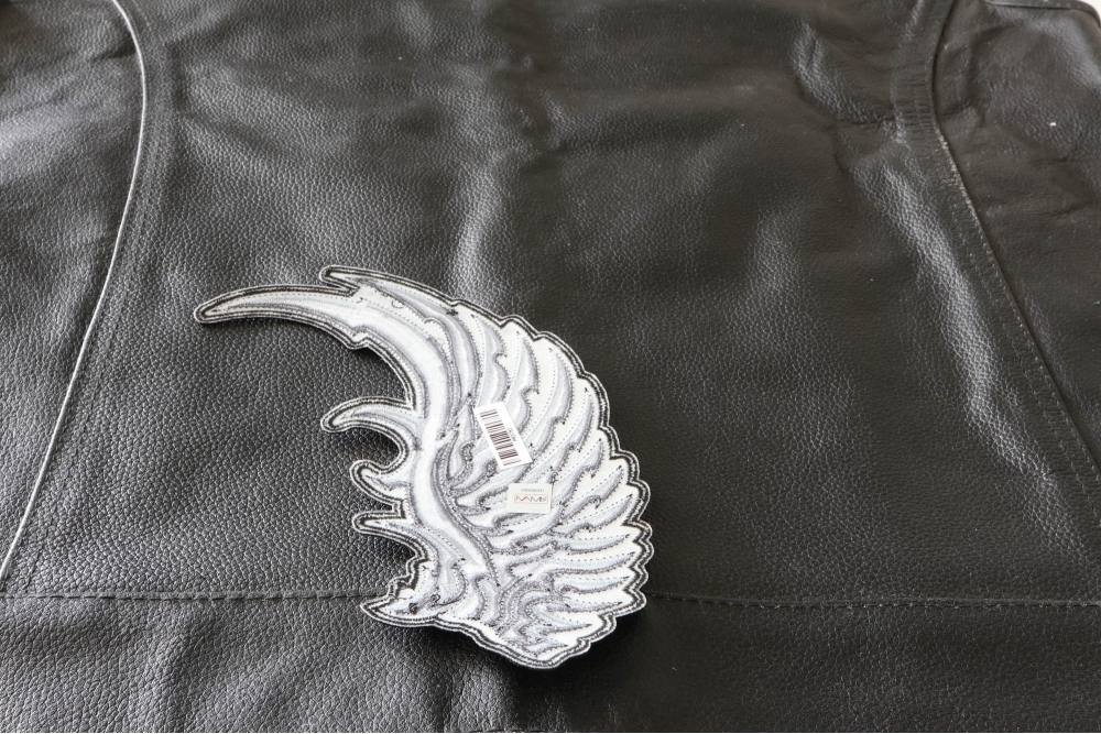 Left Silver Eagle Wing Patch | Eagle Patches -TheCheapPlace