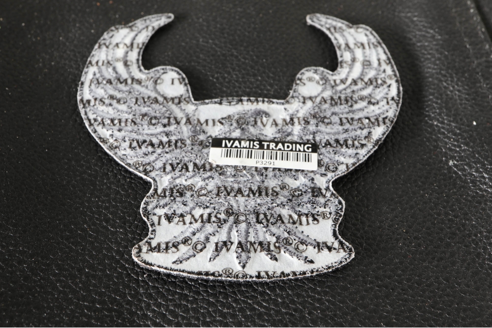 Silver Tribal Eagle Small Patch | Eagle Patches -TheCheapPlace