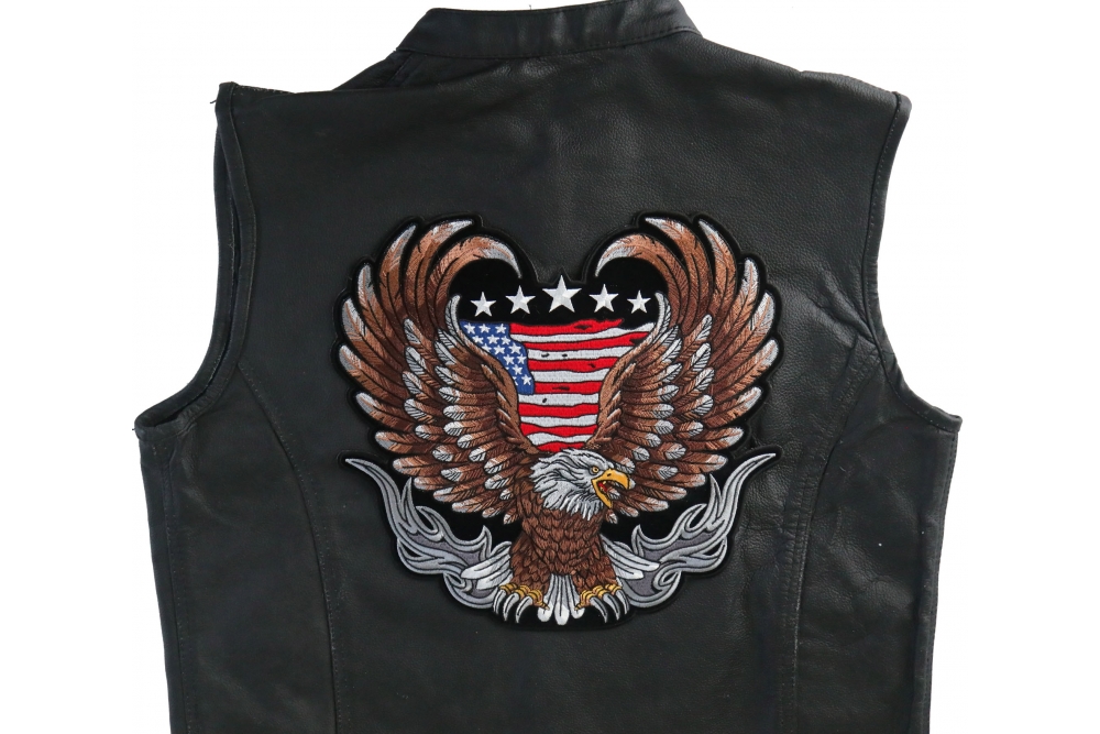 Biker Eagle Large Back Patch - TheCheapPlace