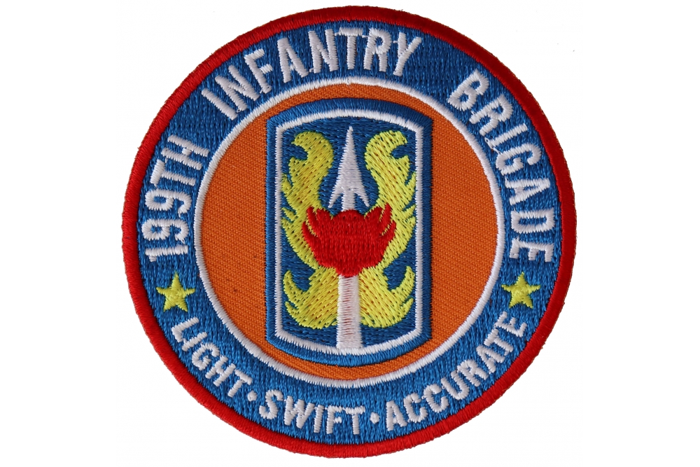 199th Infantry Brigade Patch Light Swift Accurate | Army Patches ...