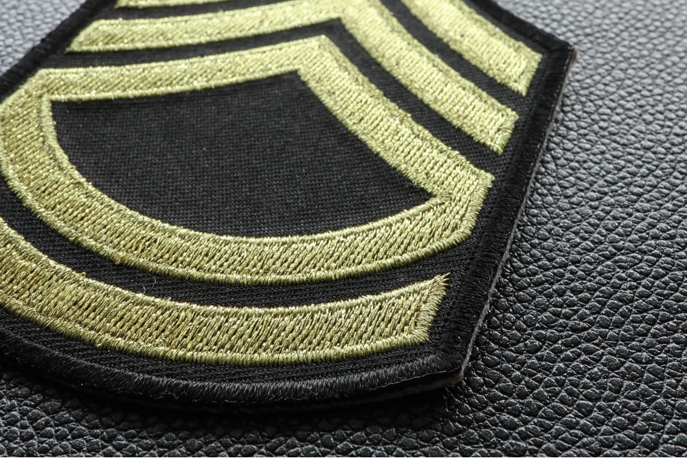 Sergeant First Class Iron on Patch - TheCheapPlace