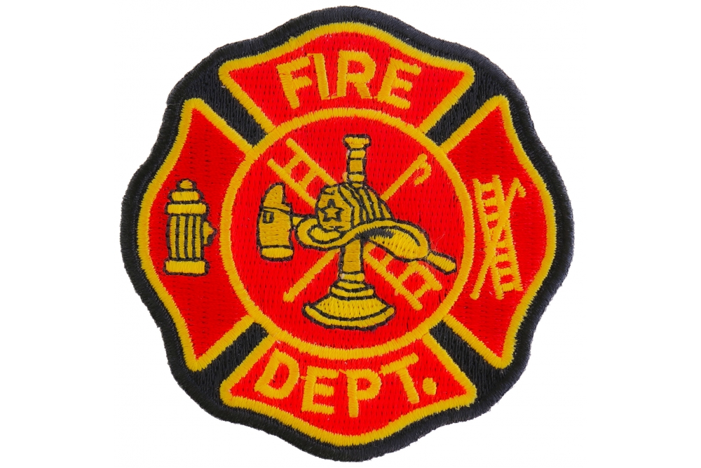 Fire Dept Patch | Fire Fighter Patches -TheCheapPlace