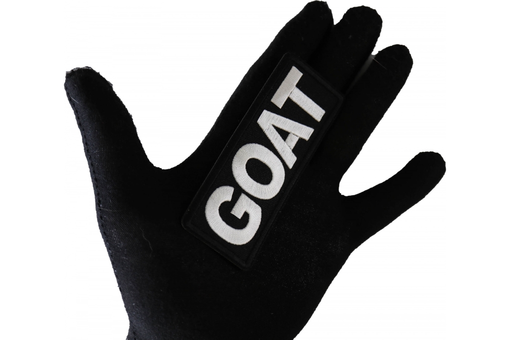 Goat Funny Iron on Patch Greatest of All Time - TheCheapPlace