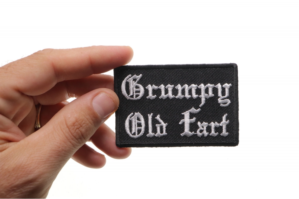 Grumpy Old Far Patch In Old English | Funny Patches -TheCheapPlace