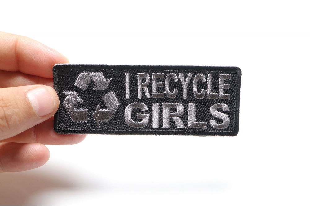 I Recycle Girls Patch