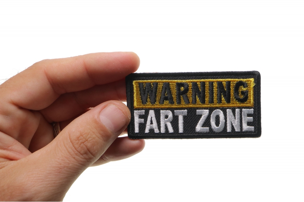 Warning Fart Zone Patch | Funny Patches -TheCheapPlace