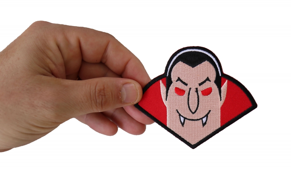 Whacky Dracula Vampire Iron on Funny Iron on Patch - TheCheapPlace