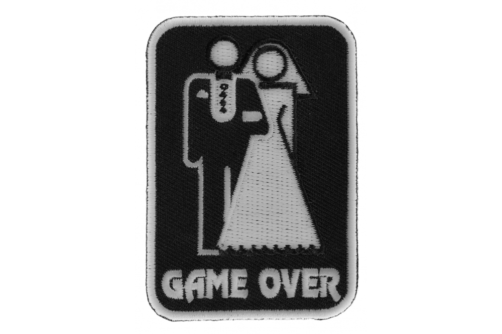 Game Over Marriage Patch | Funny Patches -TheCheapPlace