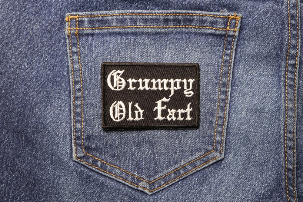 Grumpy Old Far Patch In Old English | Funny Patches -TheCheapPlace