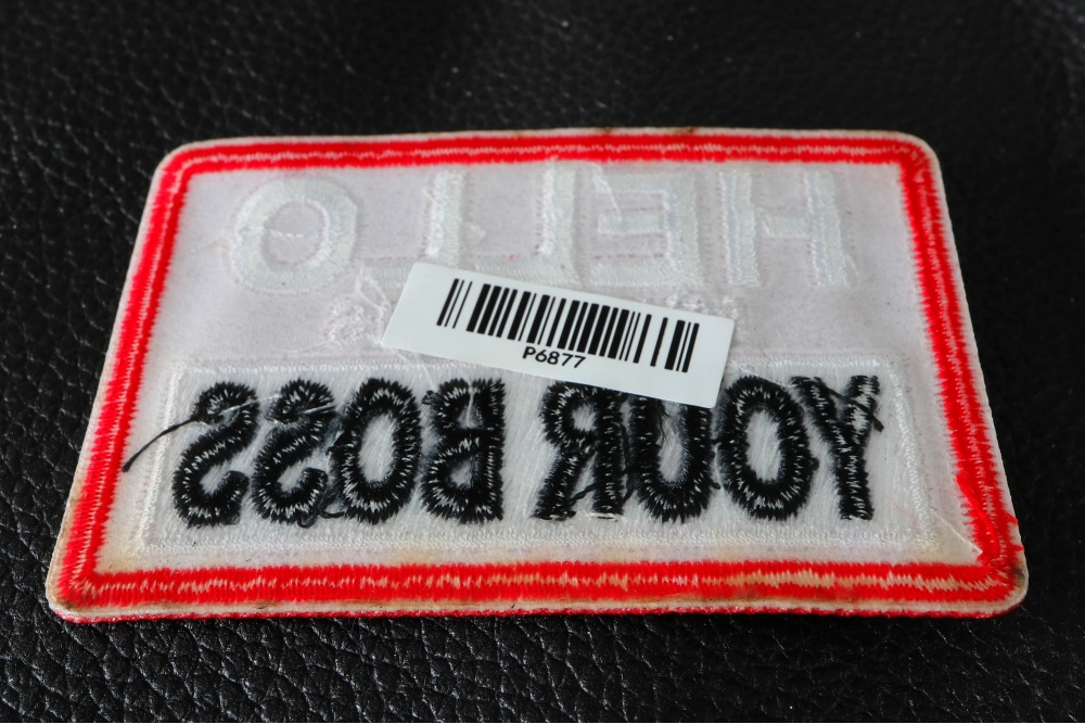 Hello My Name is Your Boss Funny Iron on Patch - TheCheapPlace