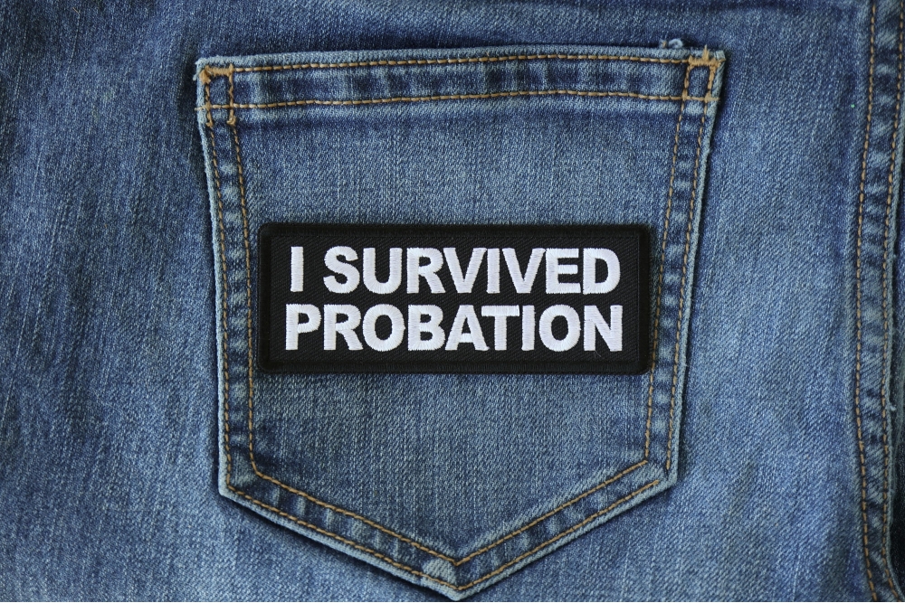 I survived Probation Funny Iron on Patch - TheCheapPlace