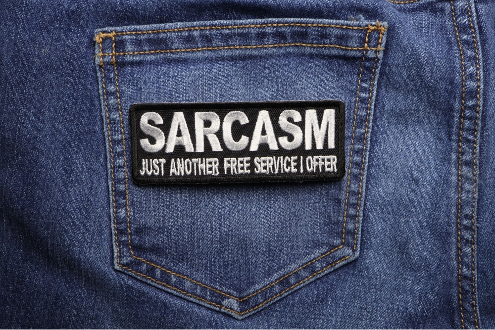 Sarcasm Just Another Service I Offer Patch | Funny Patches -TheCheapPlace
