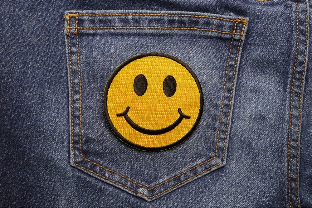 Smiley Face Patch | Funny Patches -TheCheapPlace