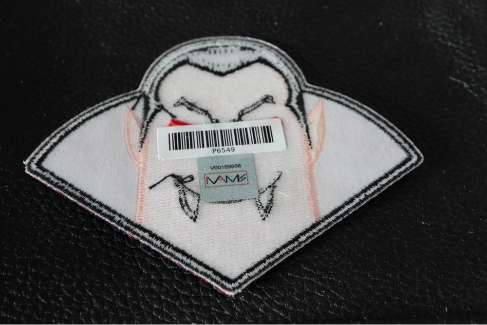 Whacky Dracula Vampire Iron on Funny Iron on Patch - TheCheapPlace
