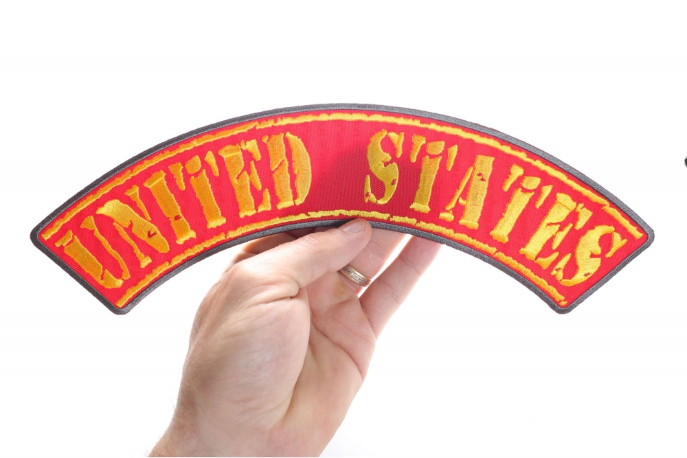 United States Large Top Rocker Patch | US Marine Corps Military Veteran ...