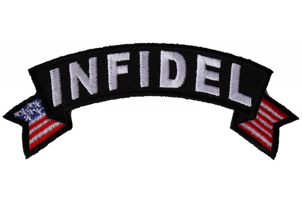 Infidel Small Flag Rocker Patch Thecheapplace