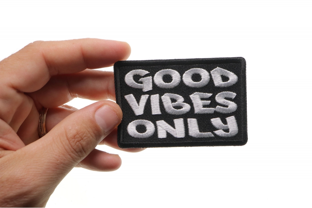 Good Vibes Only Iron on Morale Patch - TheCheapPlace
