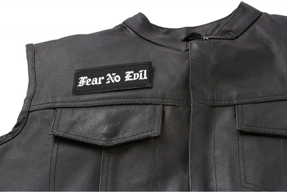 Fear No Evil Patch | Inspirational Patches -TheCheapPlace