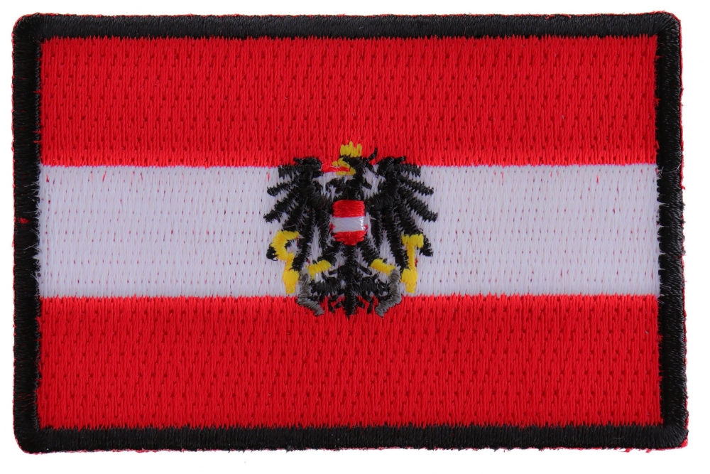 Austrian Flag Patch | International Flags -TheCheapPlace
