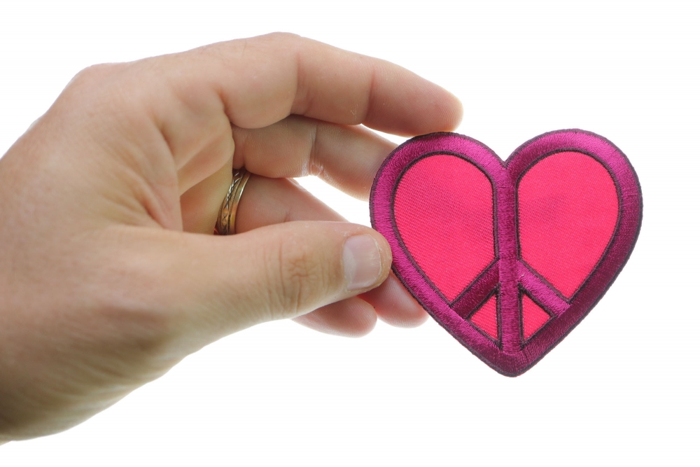 Peace Heart Patch | Embroidered Patches