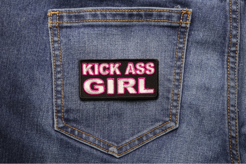 Kick Ass Girl Patch | Ladies Patches -TheCheapPlace