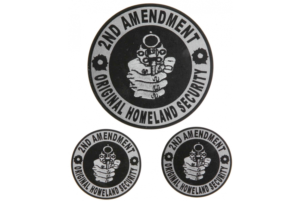 2nd Amendment Original Homeland Security Sticker | Military Stickers ...