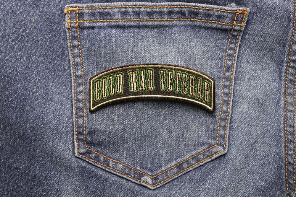Cold War Veteran Small Rocker Patch | Vet Patches -TheCheapPlace