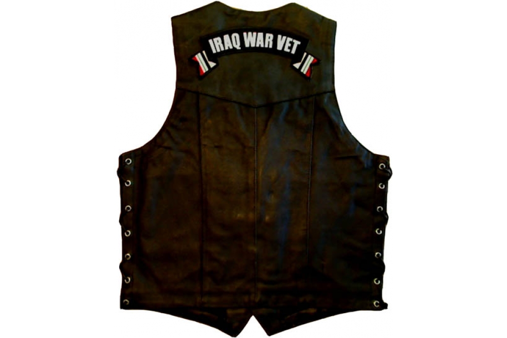 Iraq War Vet Rocker Patch With Flags | Iraq War Patches -TheCheapPlace