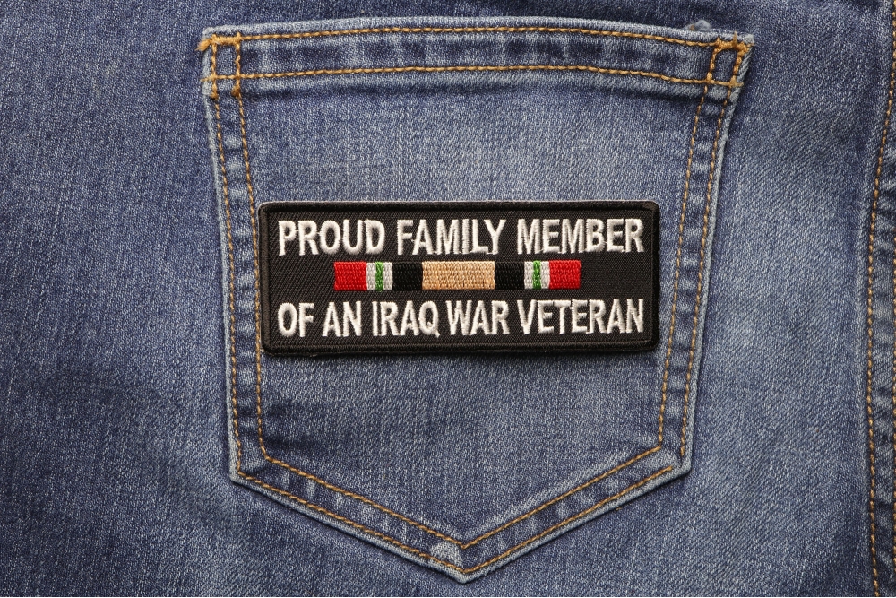 Proud Family Iraq War Vet Patch | Iraq War Patches -TheCheapPlace