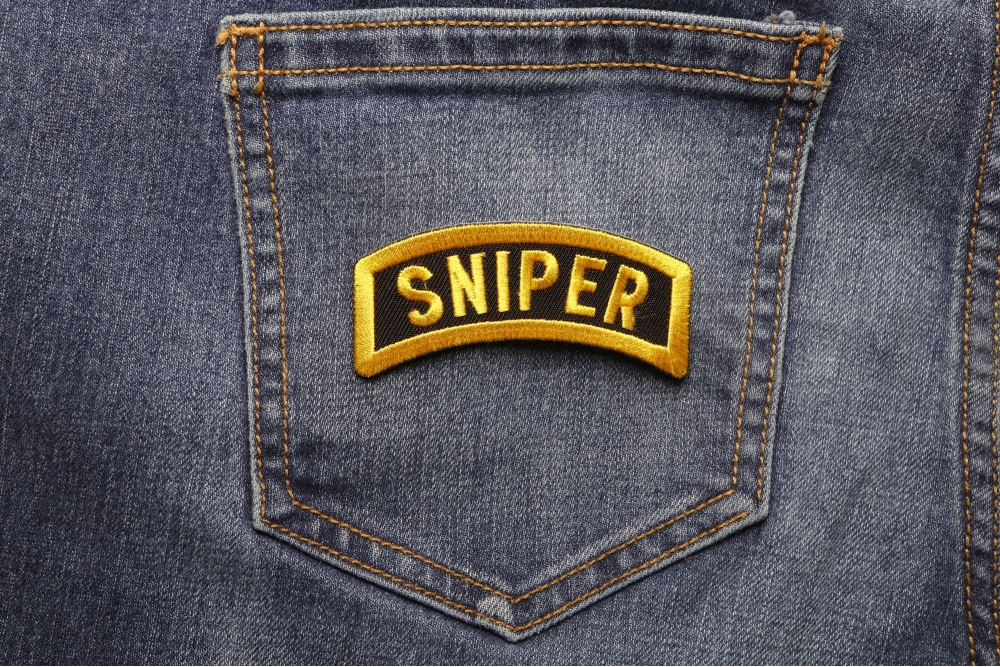 Sniper Rocker Patch | Army Patches -TheCheapPlace