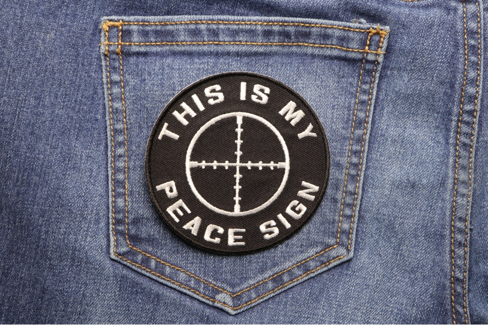 This Is My Peace Sign Patch | Military Patches -TheCheapPlace