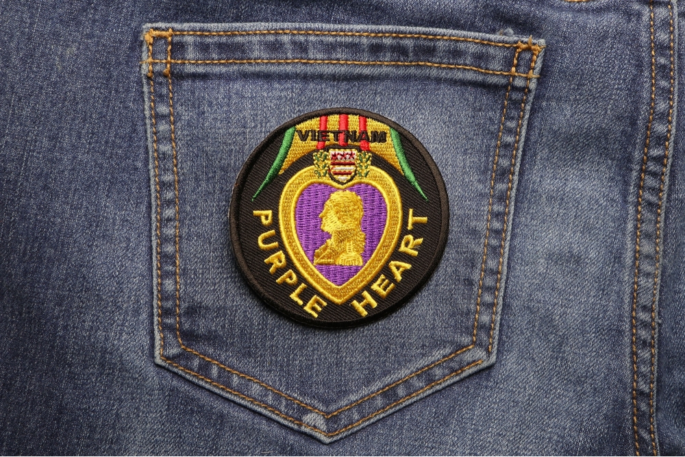Vietnam Purple Heart Patch | Vietnam War Patches -TheCheapPlace