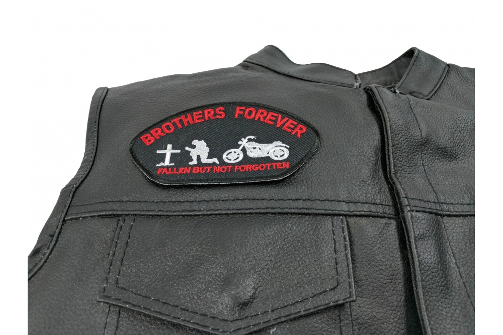 Brothers Forever Biker Cap Patch | Veteran Brotherhood -TheCheapPlace