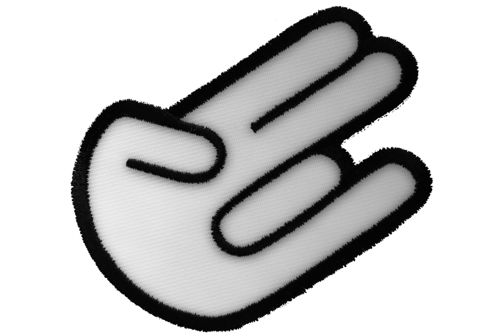 Shocker Hand Sign Patch | Naughty Patches -TheCheapPlace