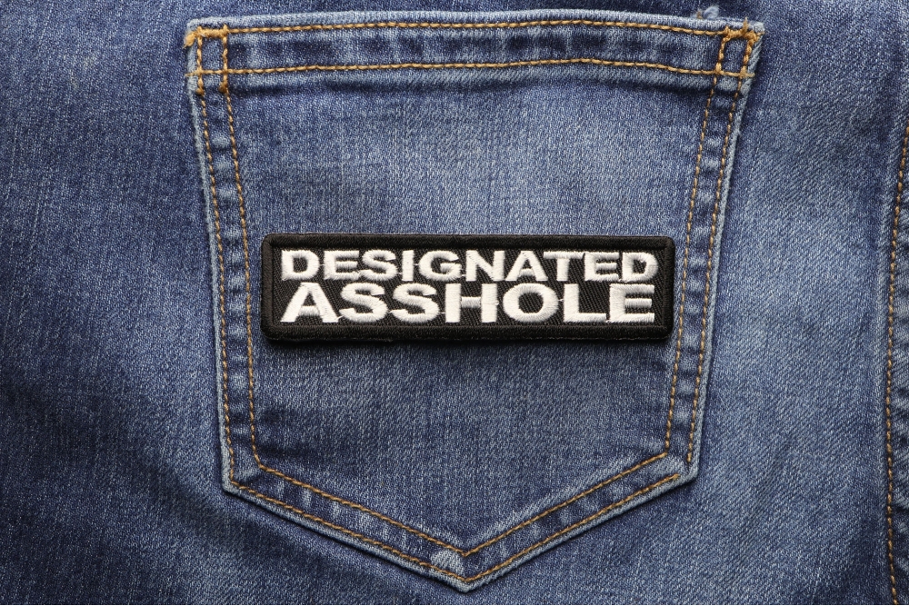 Designated Asshole Patch | Naughty Patches -TheCheapPlace