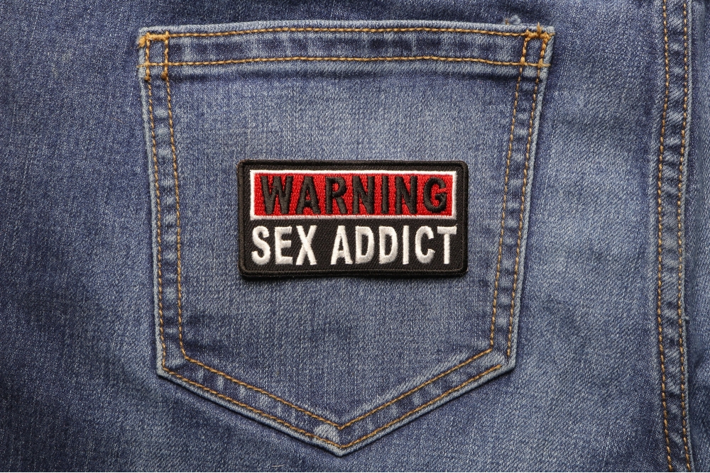 Warning Sex Addict Patch Naughty Patches Thecheapplace 