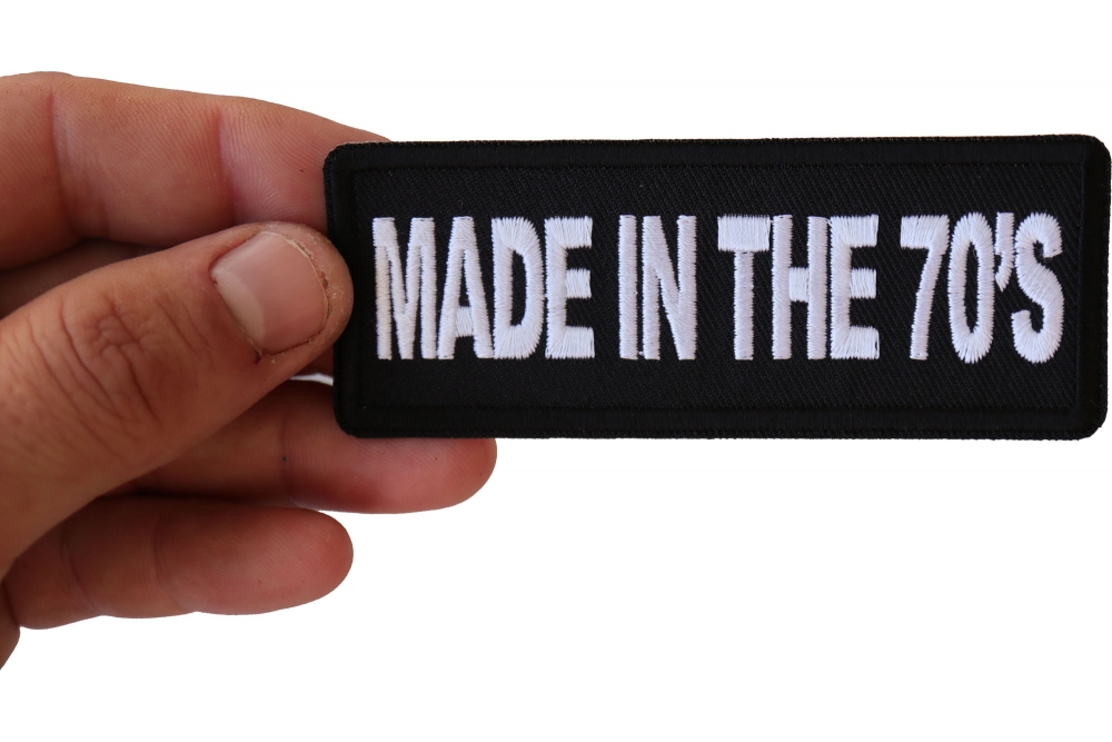 Made in the 70s Novelty Iron on Patch - TheCheapPlace