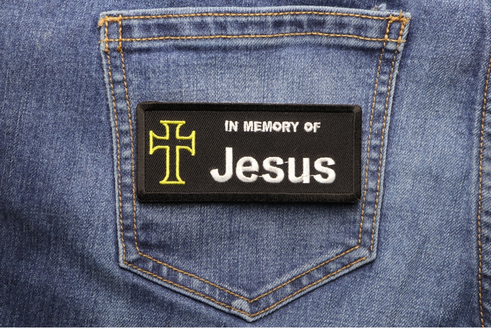 In Memory Of Jesus Patch | Embroidered Patches