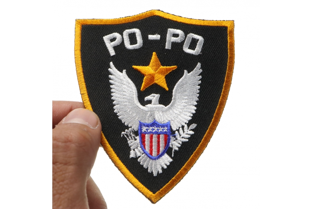 PO PO Patch Police Shield