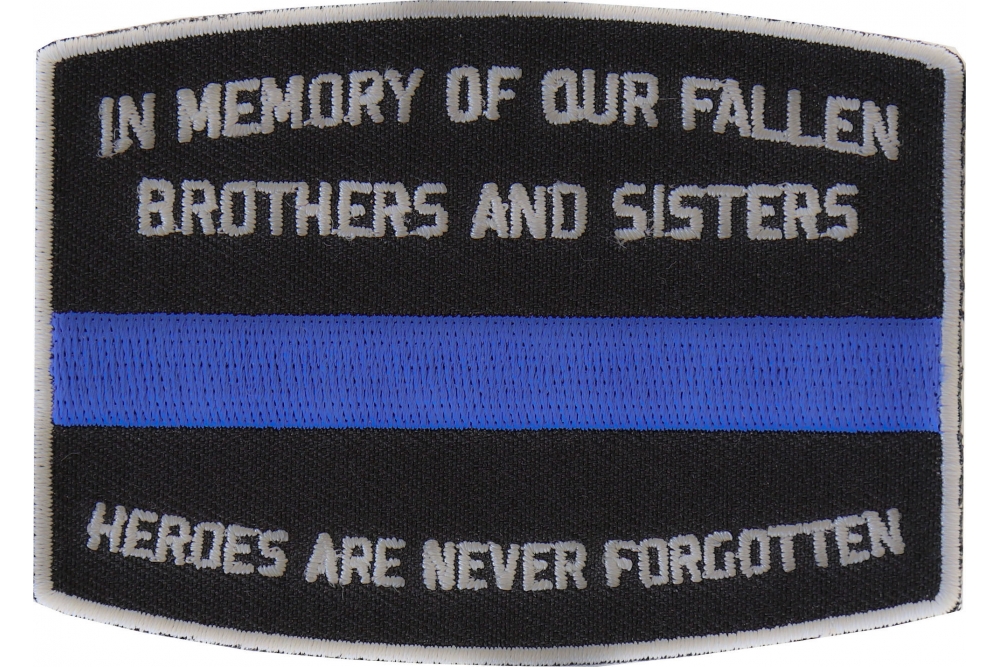 Fallen Officer Memorial Patch | Police Patches -TheCheapPlace