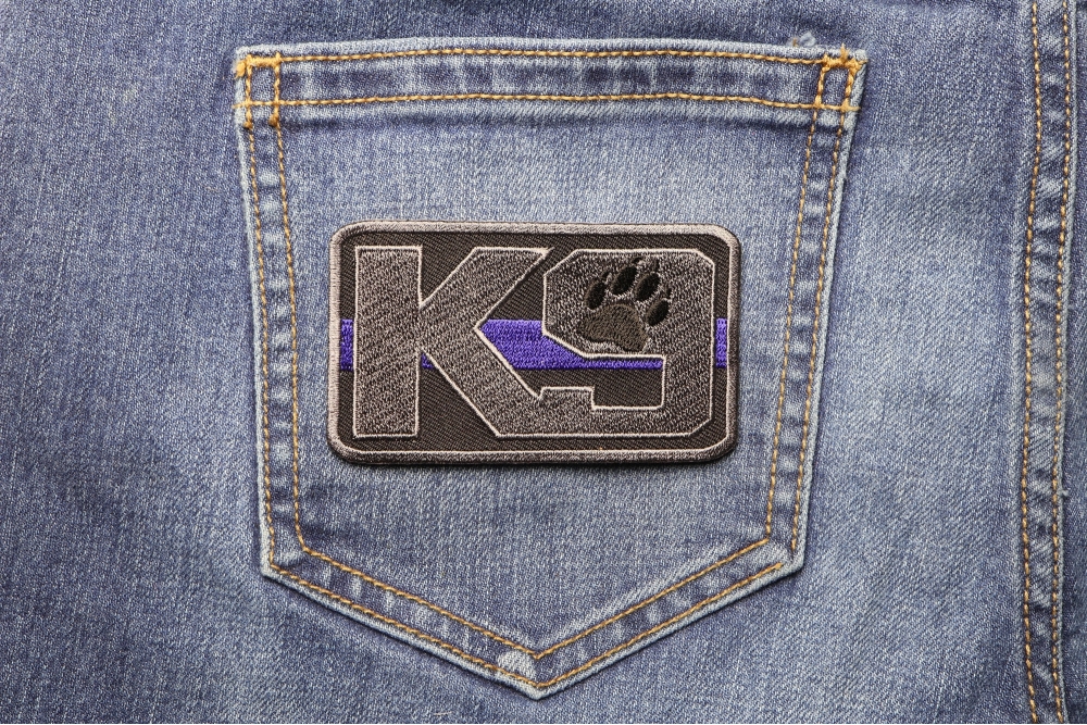 K-9 Thin Blue Line Patch For Law Enforcement | Police Patches ...