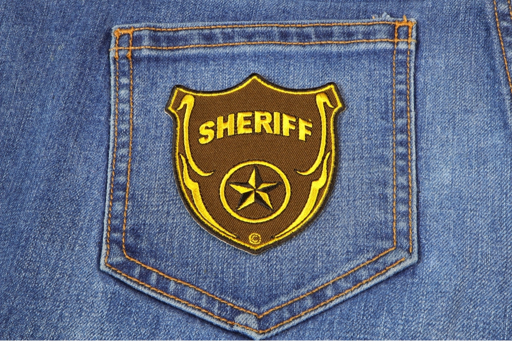 Sheriff Shield Patch | Embroidered Patches